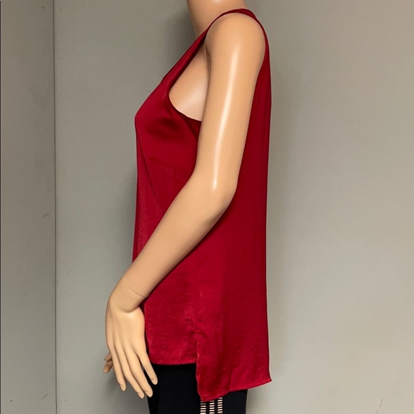 Renuar | Tops | Renuar Dark Red Cami Tank Top Silky Soft Sleeveles ...
